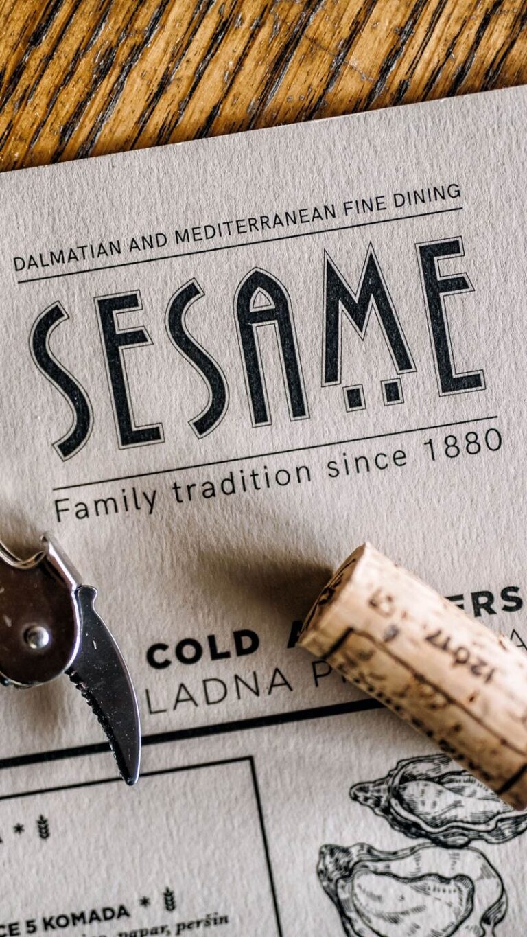 Restaurant Sesame Menus - Sesame